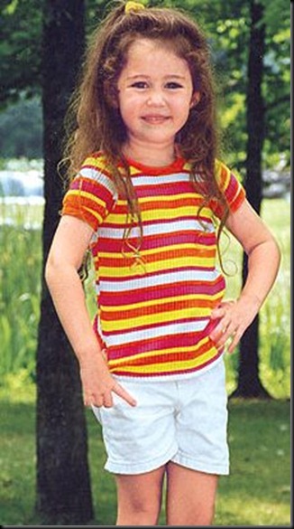 Childhood Pictures of Miley Cyrus Latest Images